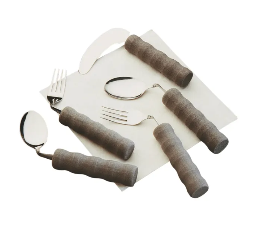 Homecraft Lightweight Foam Handled Angled Cutlery – Ability Ease